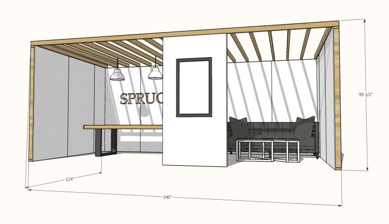 Spruc'd Trade Show Booth Design - Spruc*d Market