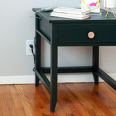 DIY End Table with Charging Station - Spruc*d Market