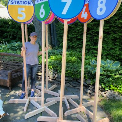 Self Standing Station Signs - Spruc*d Market