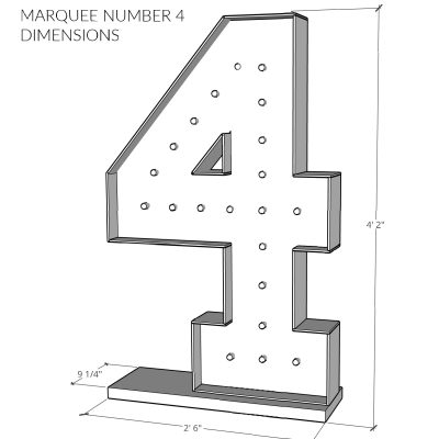 Marquee Number 5 - Spruc*d Market